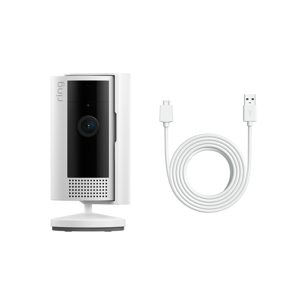 Innenkamera 2. Gen. + 3 m langes USB-A- auf Micro-USB-Netzkabel – Ring
